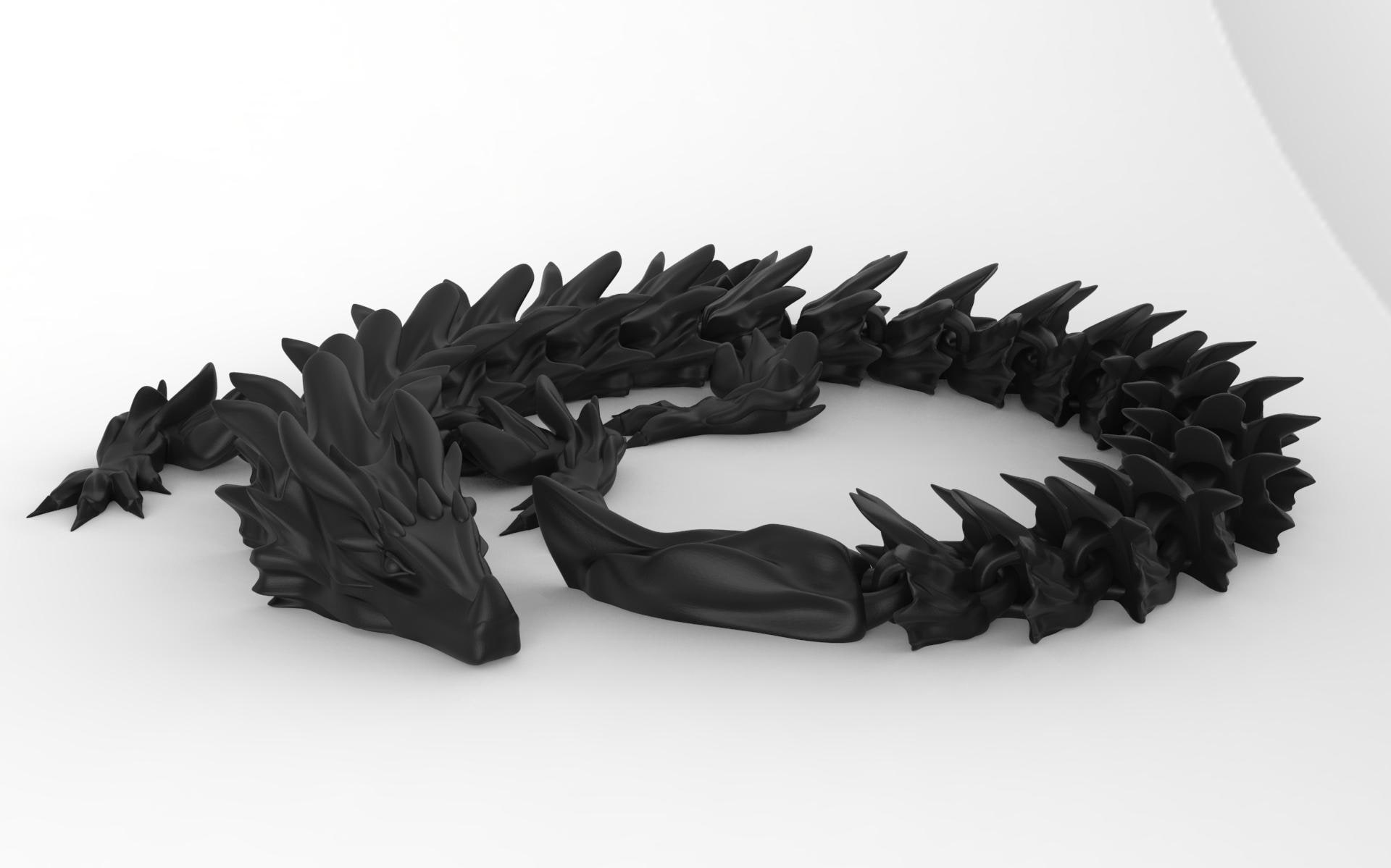 First Dragon – Flexible 3D Printed Pet STL Files | Articulated Dragon ...