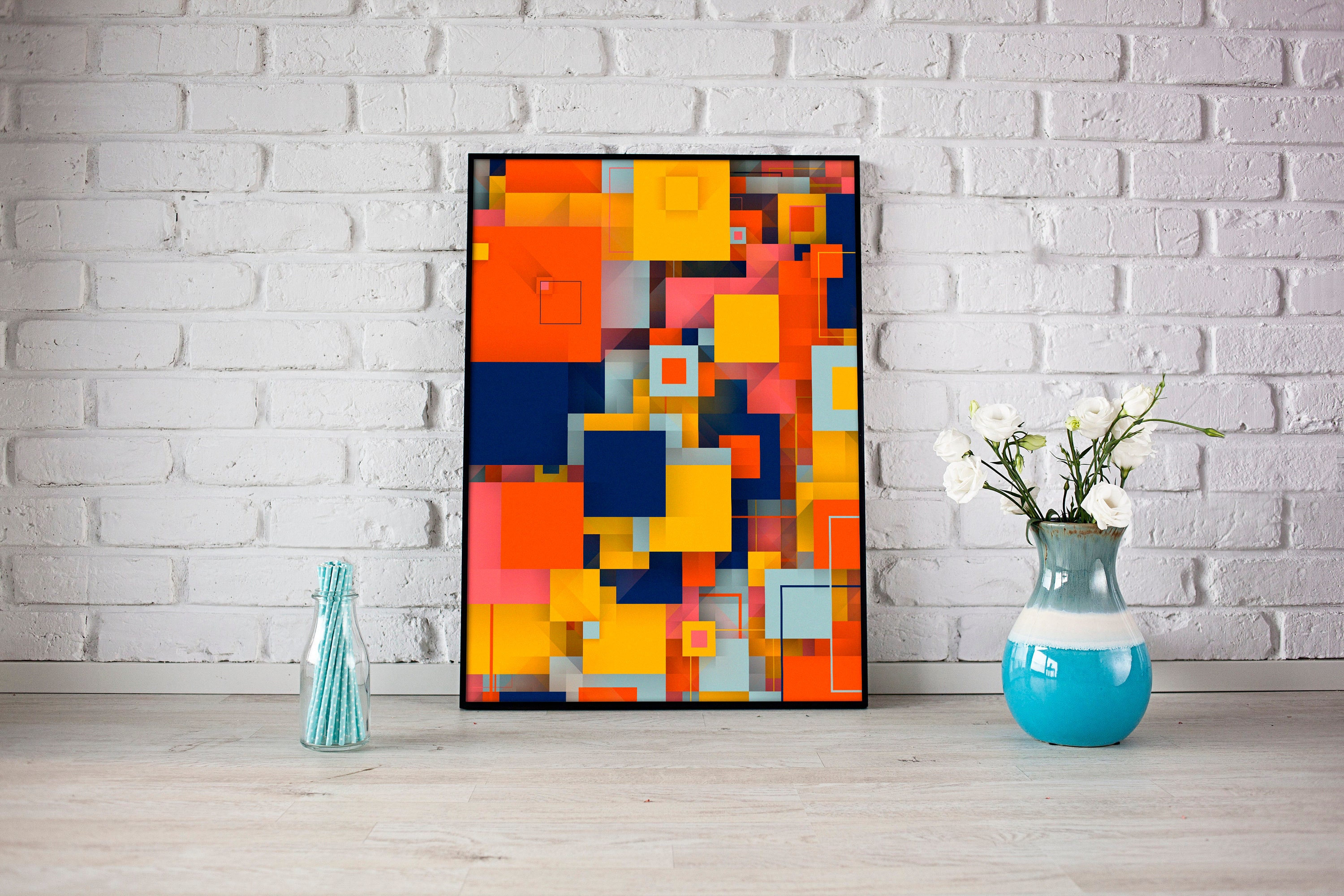 Generative Art, Collection Cubism Ordinary, Generative Design Poster ...