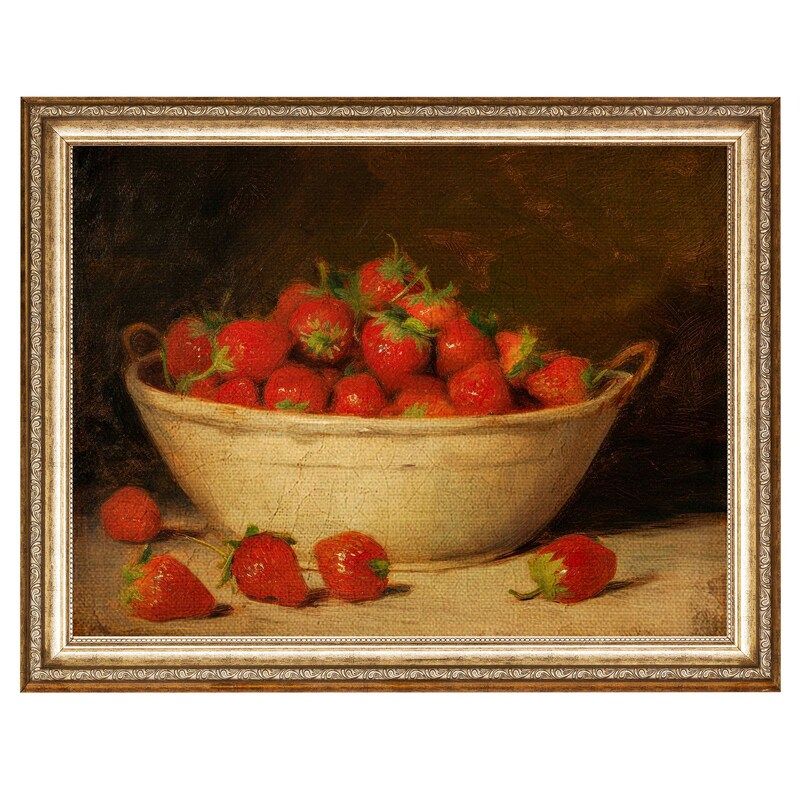 Strawberry Print - Etsy