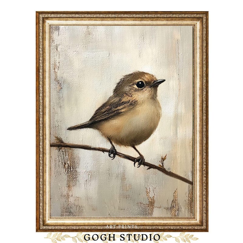 Sparrows Bird Poster - Etsy