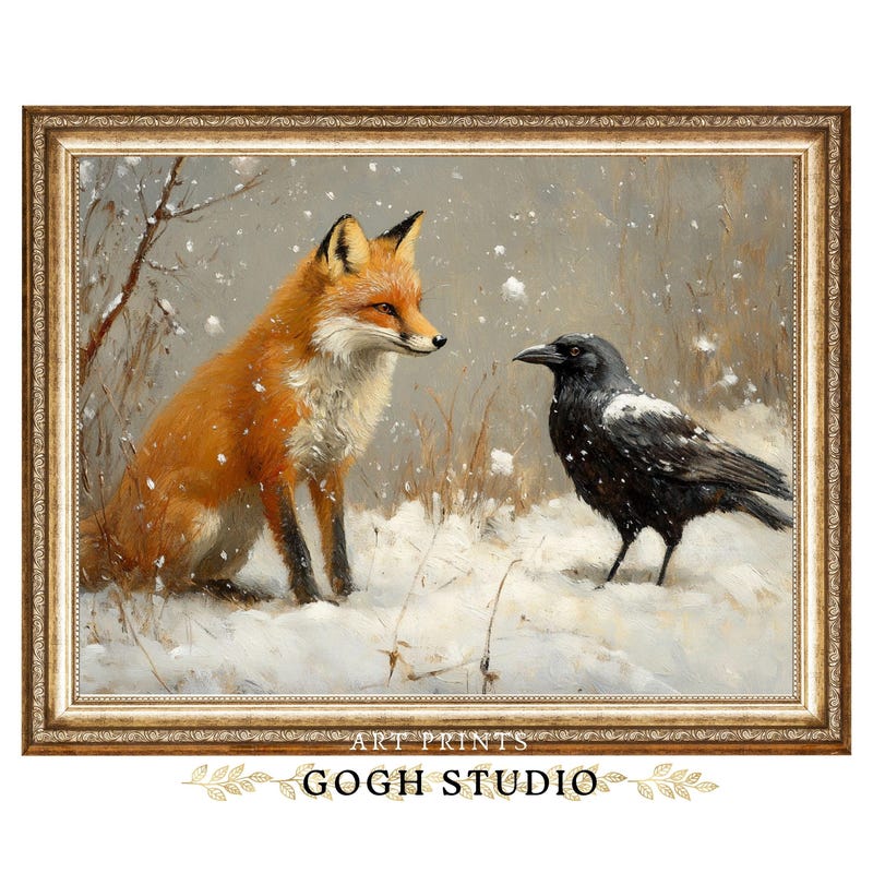 Fox and Crow - Etsy