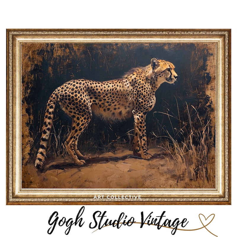 Cheetah Art Print - Etsy