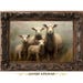 Vintage Sheep Painting Art Print, Farmhouse Animal Portrait (digital ...