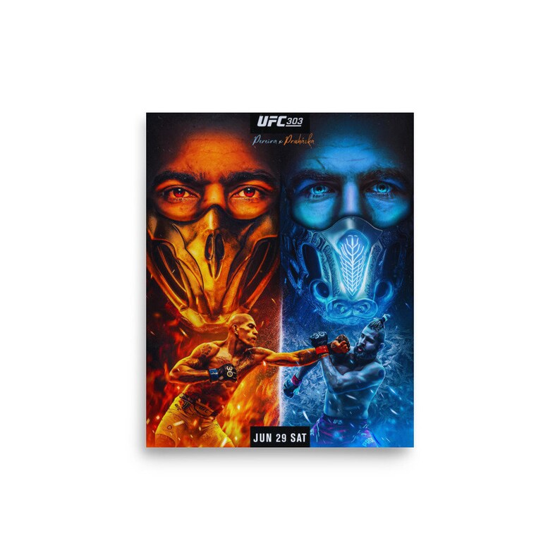 UFC 303 Limited Edition Poster / Pereira Vs Prochazka UFC 303 Poster ...