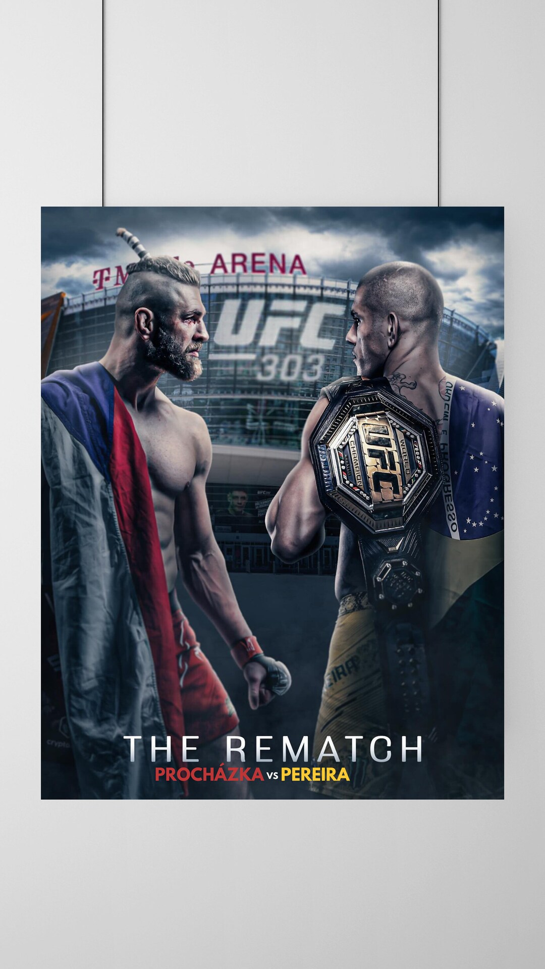 UFC 303 Limited Edition Poster / Pereira Vs Prochazka UFC 303 Poster ...