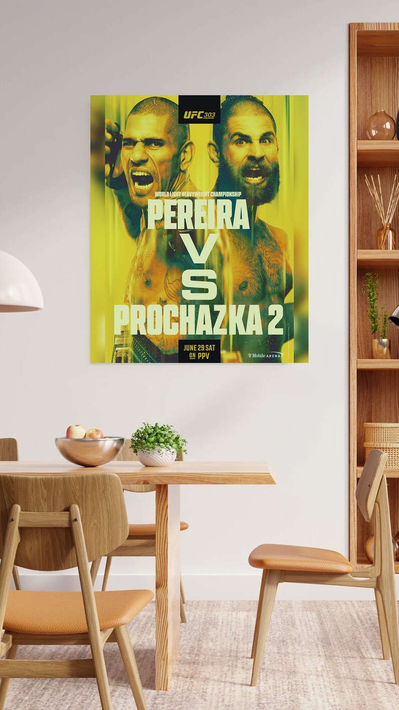 UFC 303 Limited Edition Poster / Pereira Vs Prochazka UFC 303 Poster ...