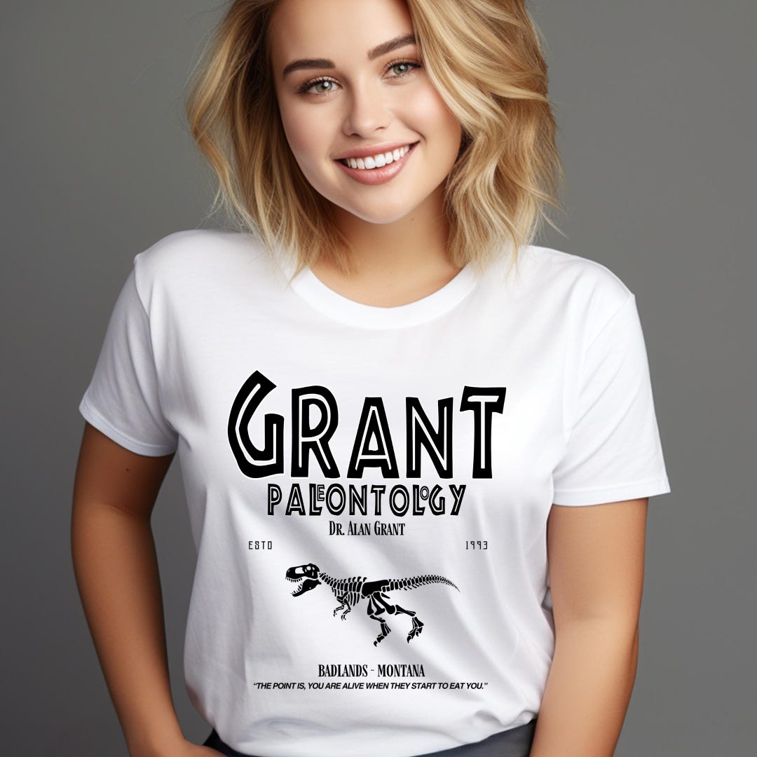 Limited Edition Grant Paleontology T-shirt: Jurassic Dinosaur Graphic ...