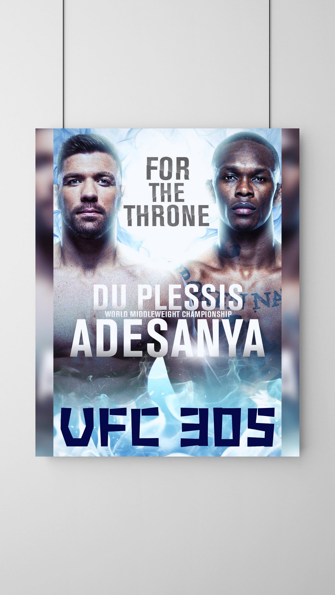 UFC 305 Limited Edition / UFC 305 Poster / Du Plessis Vs Adesanya ...