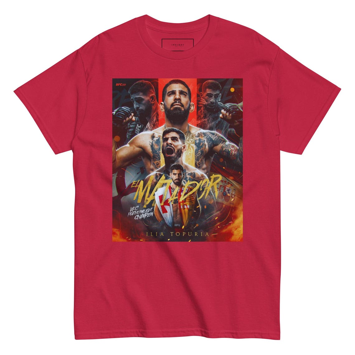 UFC 308 Limited Edition / Ilia Topuria T-shirt / UFC 308 T-shirt ...