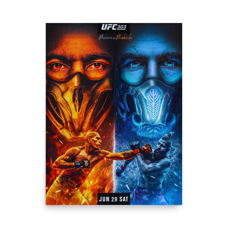 UFC 303 Limited Edition Poster / Pereira Vs Prochazka UFC 303 Poster ...