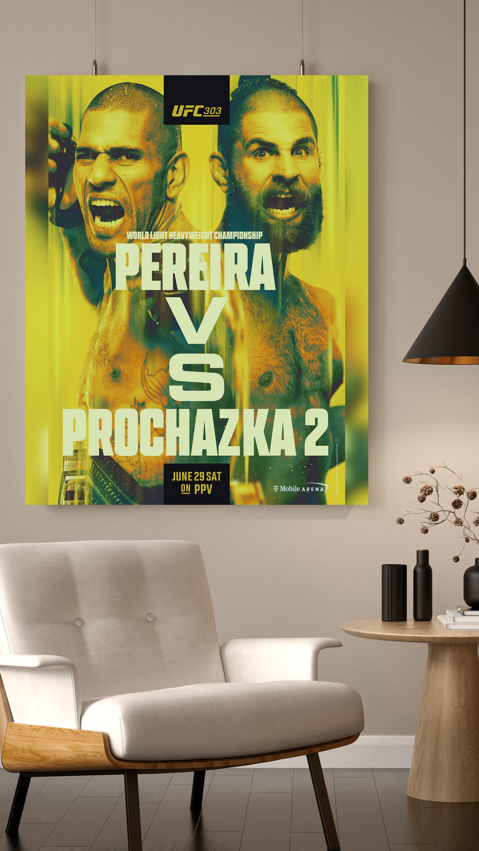 UFC 303 Limited Edition Poster / Pereira Vs Prochazka UFC 303 Poster ...