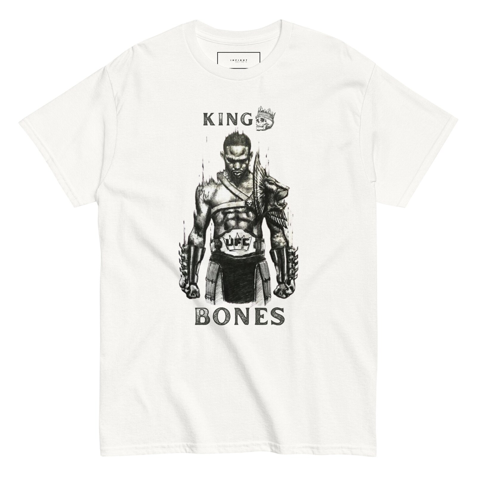 Jon Jones t-shirt / Jon Jones fans / Jon Bones Jones / King Bones t ...