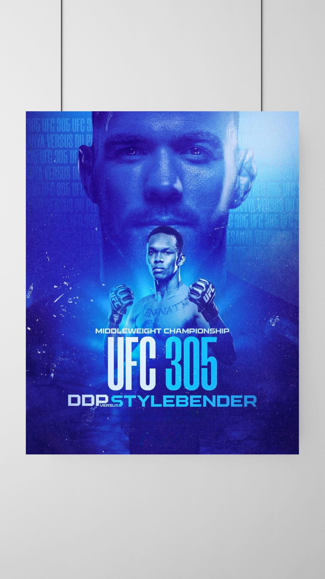 UFC 305 Limited Edition / UFC 305 Poster / Du Plessis Vs Adesanya ...