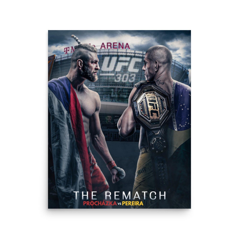 UFC 303 Limited Edition Poster / Pereira Vs Prochazka UFC 303 Poster ...