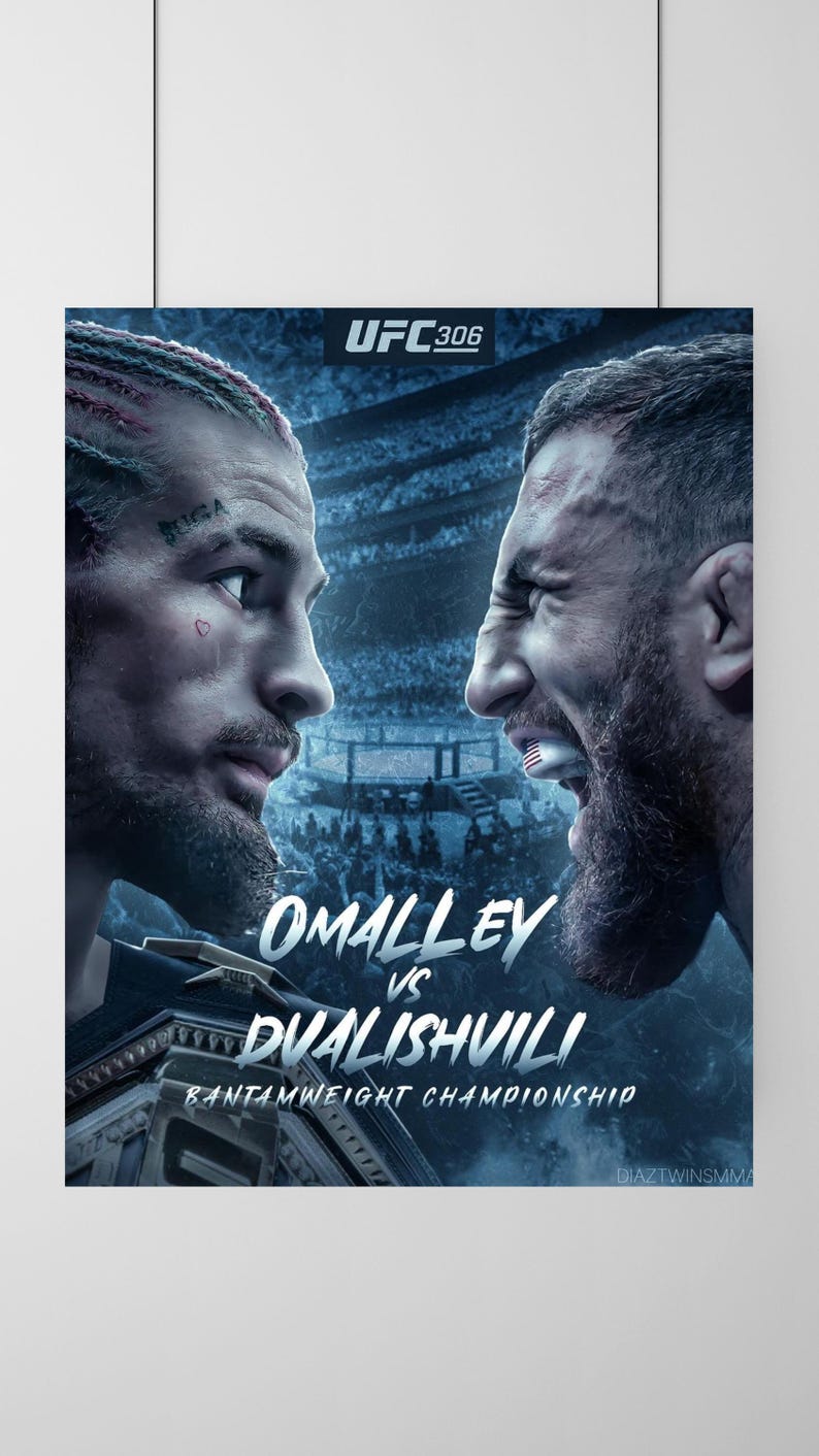 UFC 306 Limited Edition Poster / Sean O'malley Poster / Suga Show ...