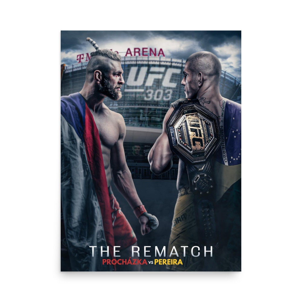 UFC 303 Limited Edition Poster / Pereira Vs Prochazka UFC 303 Poster ...