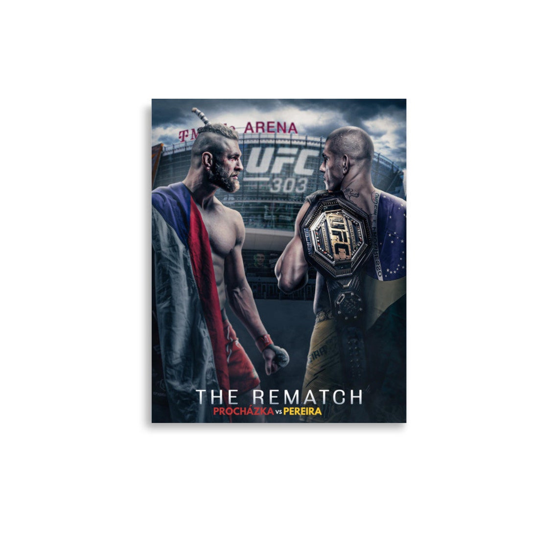UFC 303 Limited Edition Poster / Pereira Vs Prochazka UFC 303 Poster ...