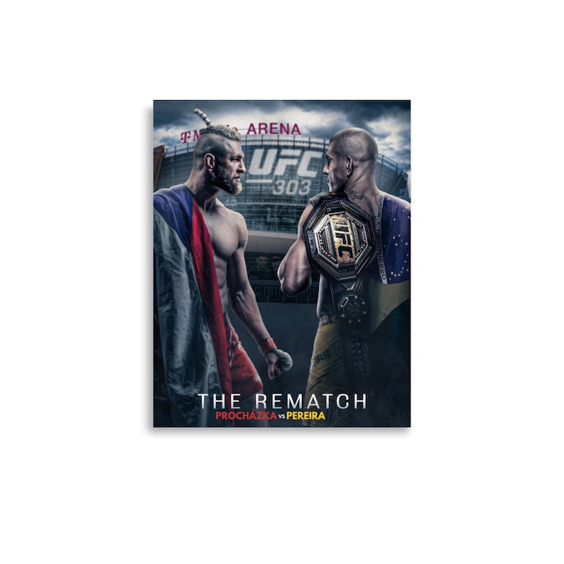 UFC 303 Limited Edition Poster / Pereira Vs Prochazka UFC 303 Poster ...
