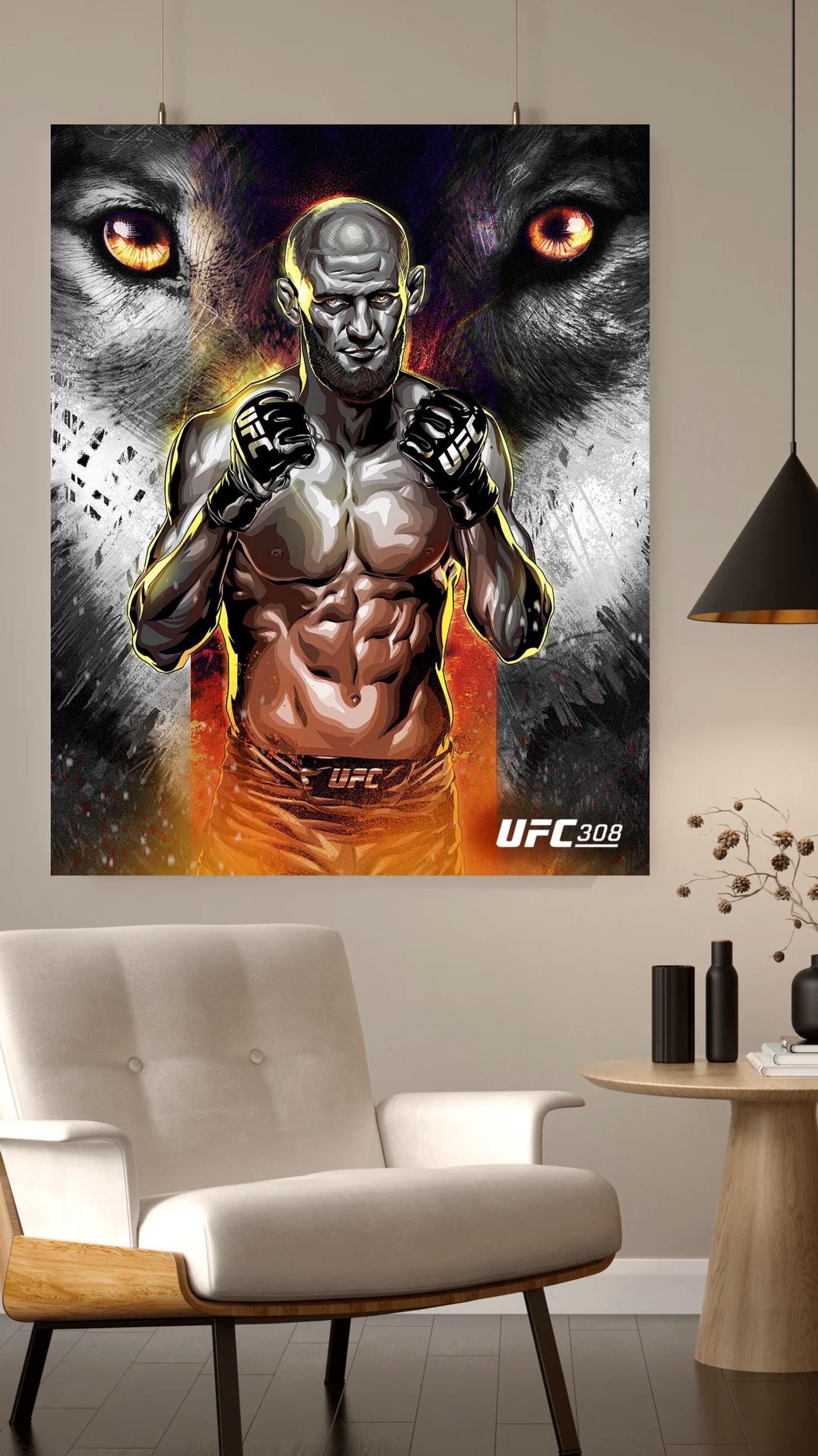 UFC 308 Limited Edition Poster / Khamzat Chimaev Poster / UFC 308 ...