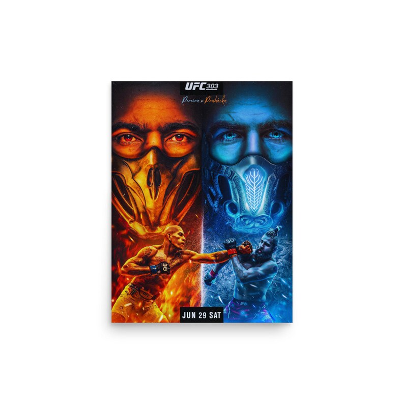 UFC 303 Limited Edition Poster / Pereira Vs Prochazka UFC 303 Poster ...