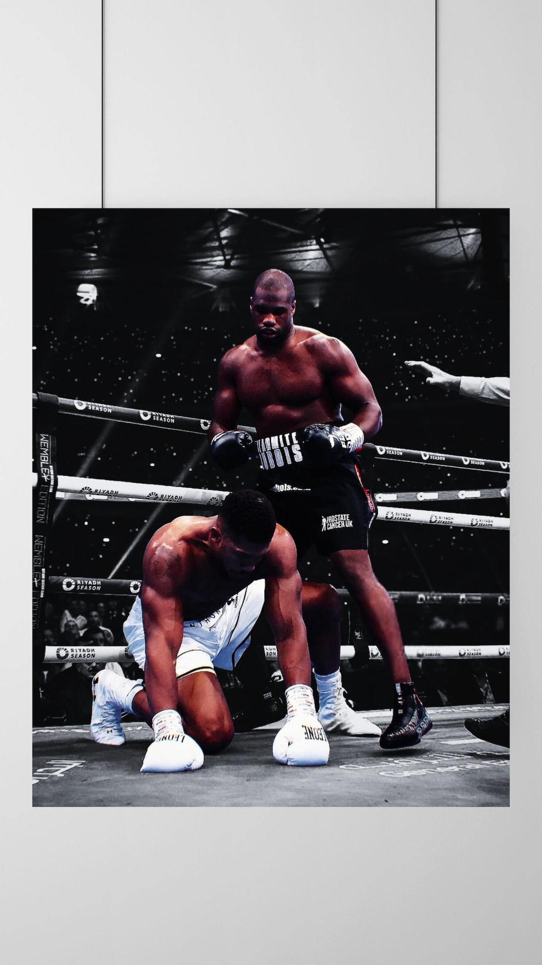 Limited Edition / Daniel Dubois Poster / Dubois Knocks Out AJ Poster ...