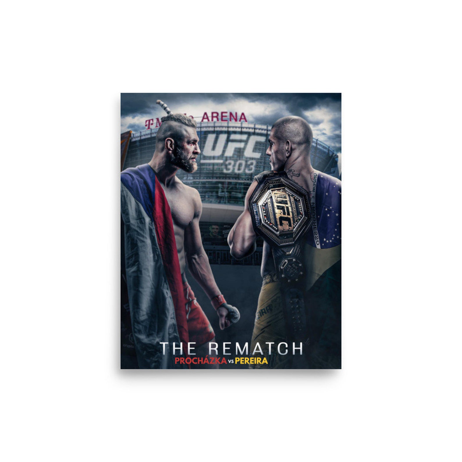 UFC 303 Limited Edition Poster / Pereira Vs Prochazka UFC 303 Poster ...