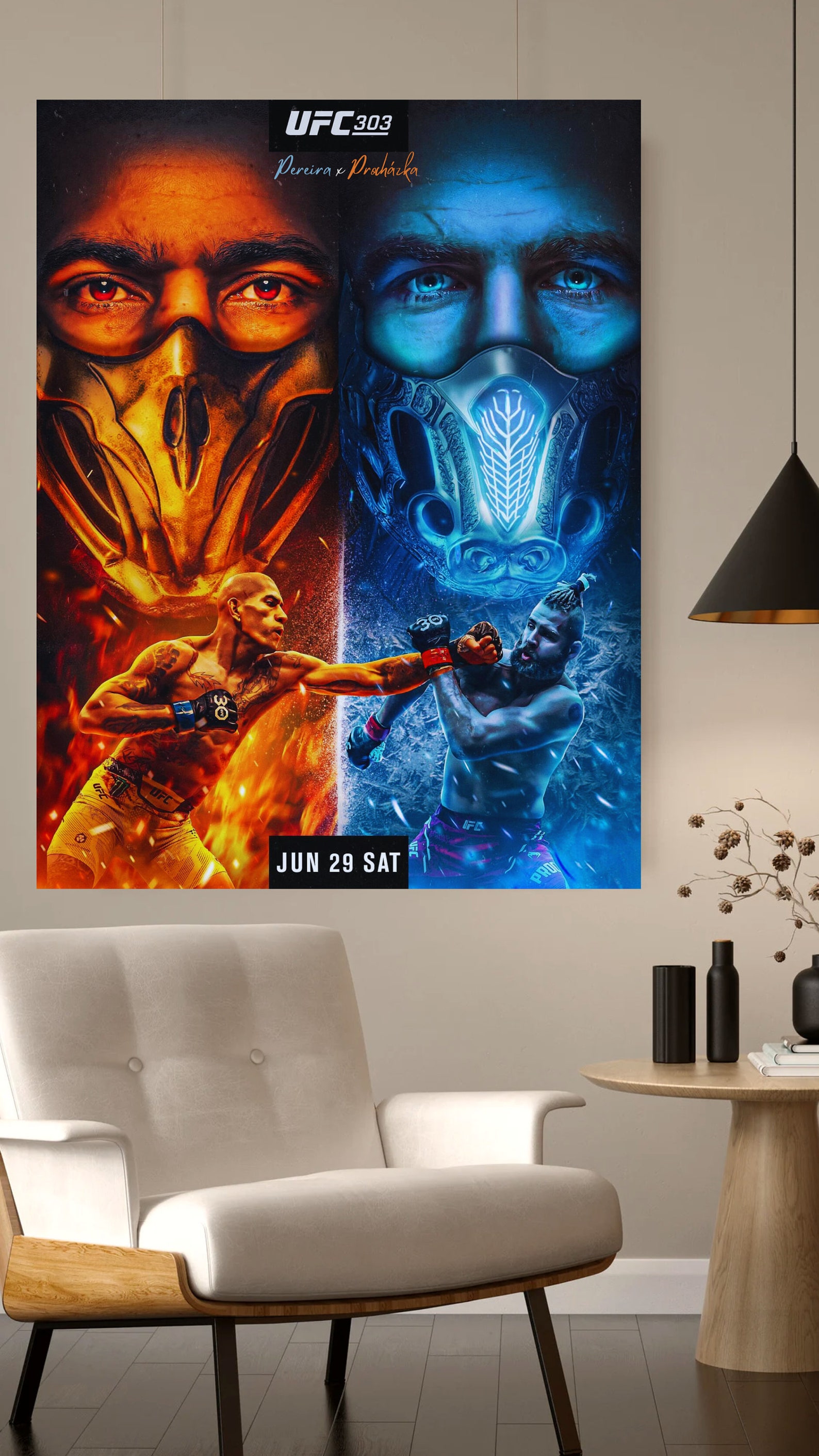 UFC 303 Limited Edition Poster / Pereira Vs Prochazka UFC 303 Poster ...