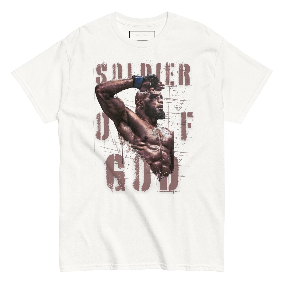 Yoel Romero T-shirt / Soldier of God T-shirt / Yoel "soldier of God" T ...