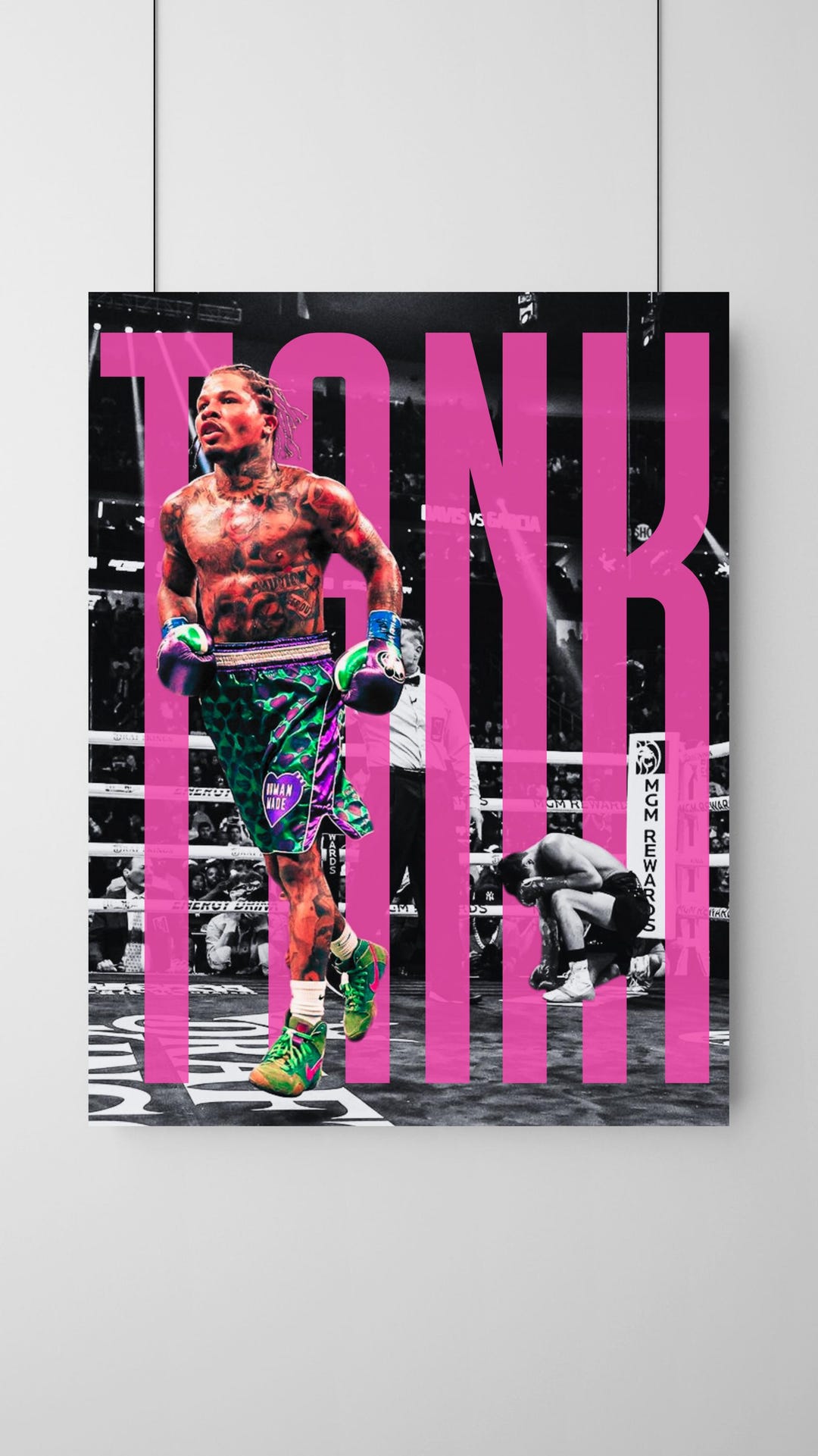 Gervonta Davis "tank" Boxing Poster: Limited Edition Matte Print - Etsy
