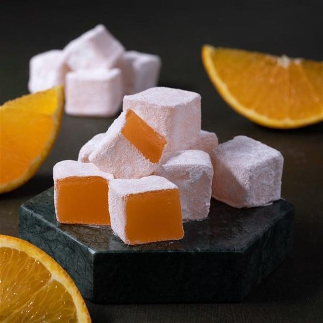 Turkish Delight With Fruit Extract, 8.80z - 250gr, Daily Fresh Shipment ...