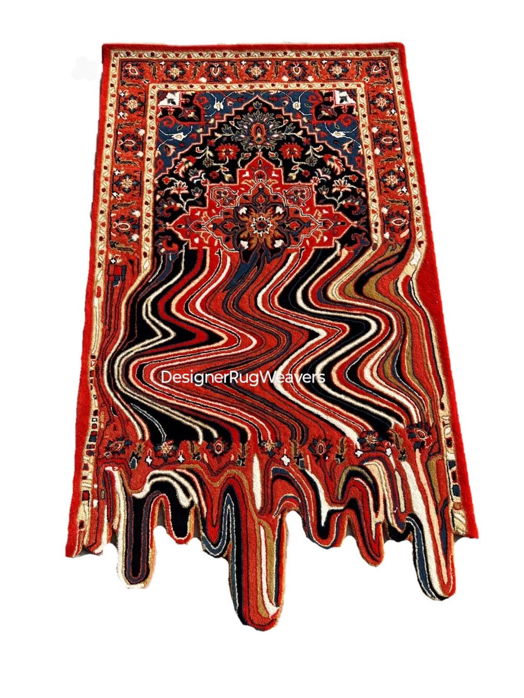 Melting Persian Hand Tufted Rug, Custom Tufting Rugs, Melting Carpet ...