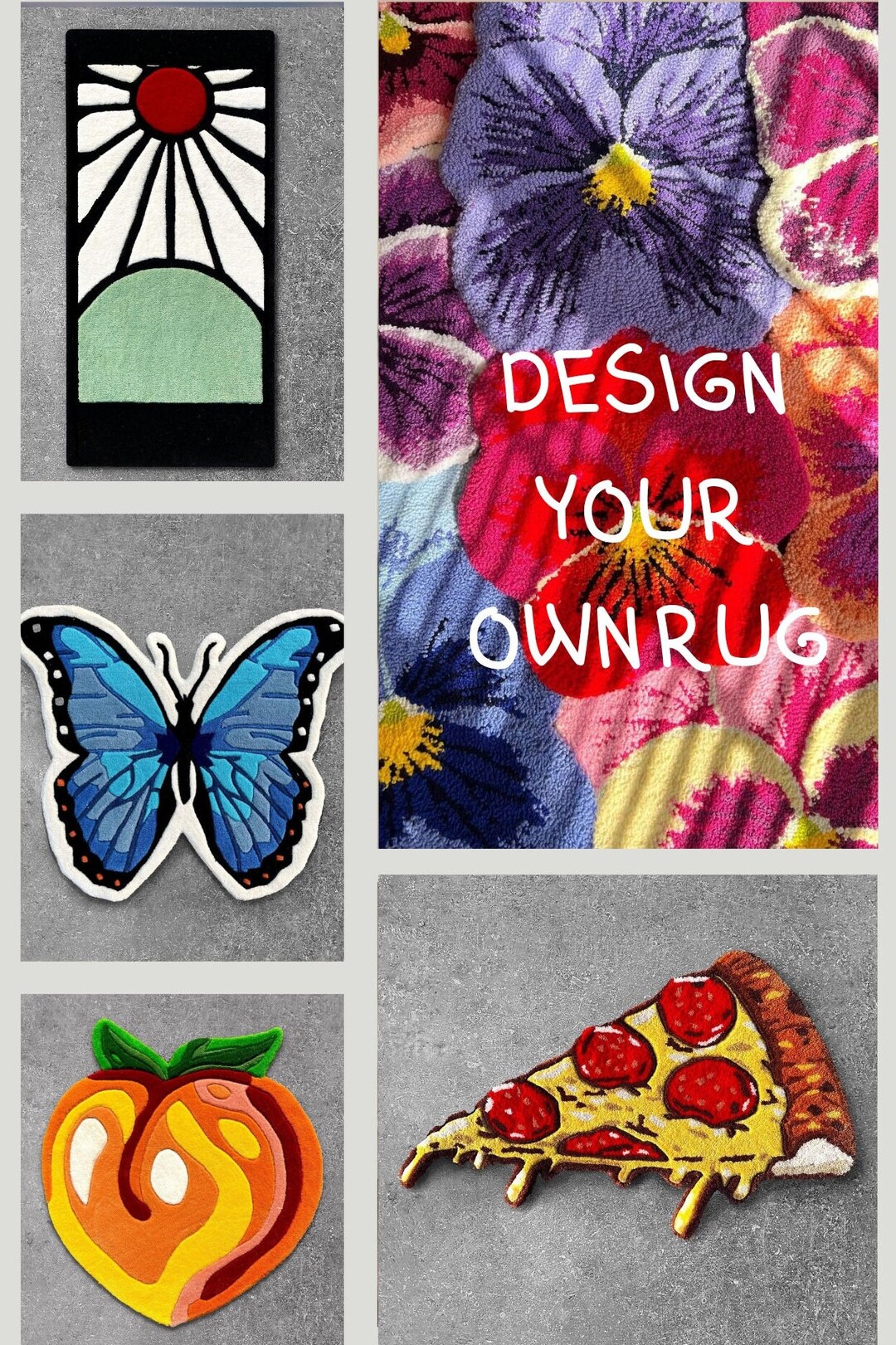 Custom Hand Tufted Name Rug, Customized Tufting Rugs, Anime Carpet ...