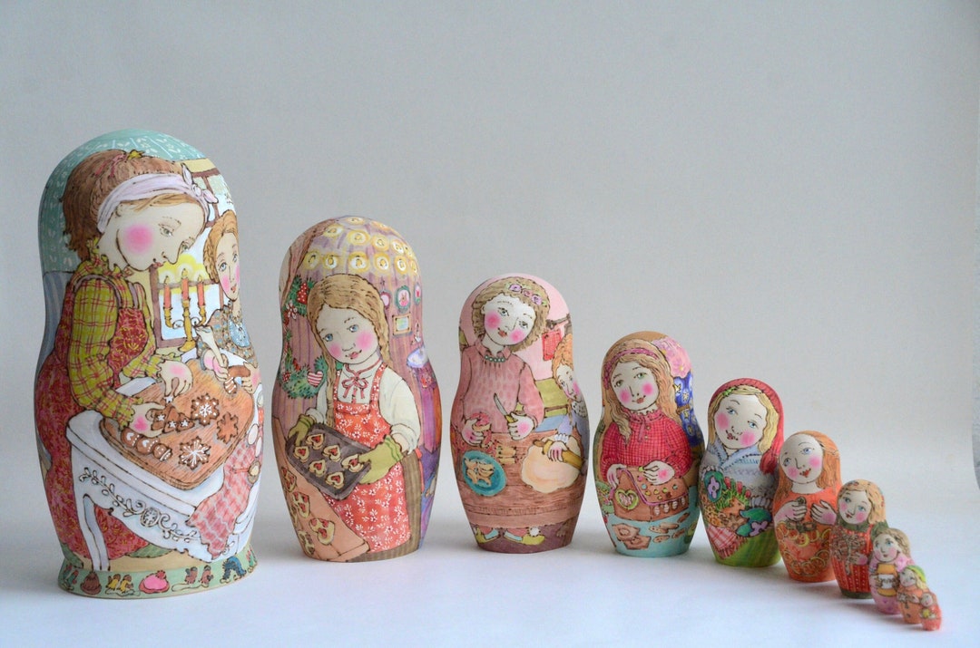 Matryoshka cooking Together - Etsy
