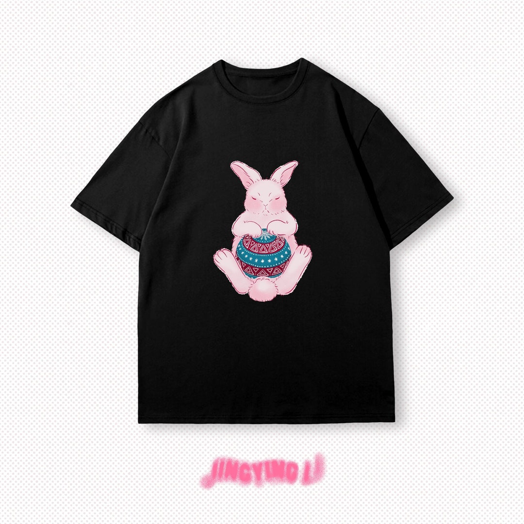 Rabbit Bunny T-shirt, Rabbit Gift, Cute Bunny T-shirt, 2023 New Year ...