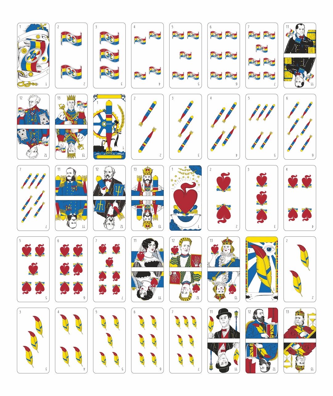 Briscola / Tressette Playing Cards - Italian/croatian/montenegro Card ...