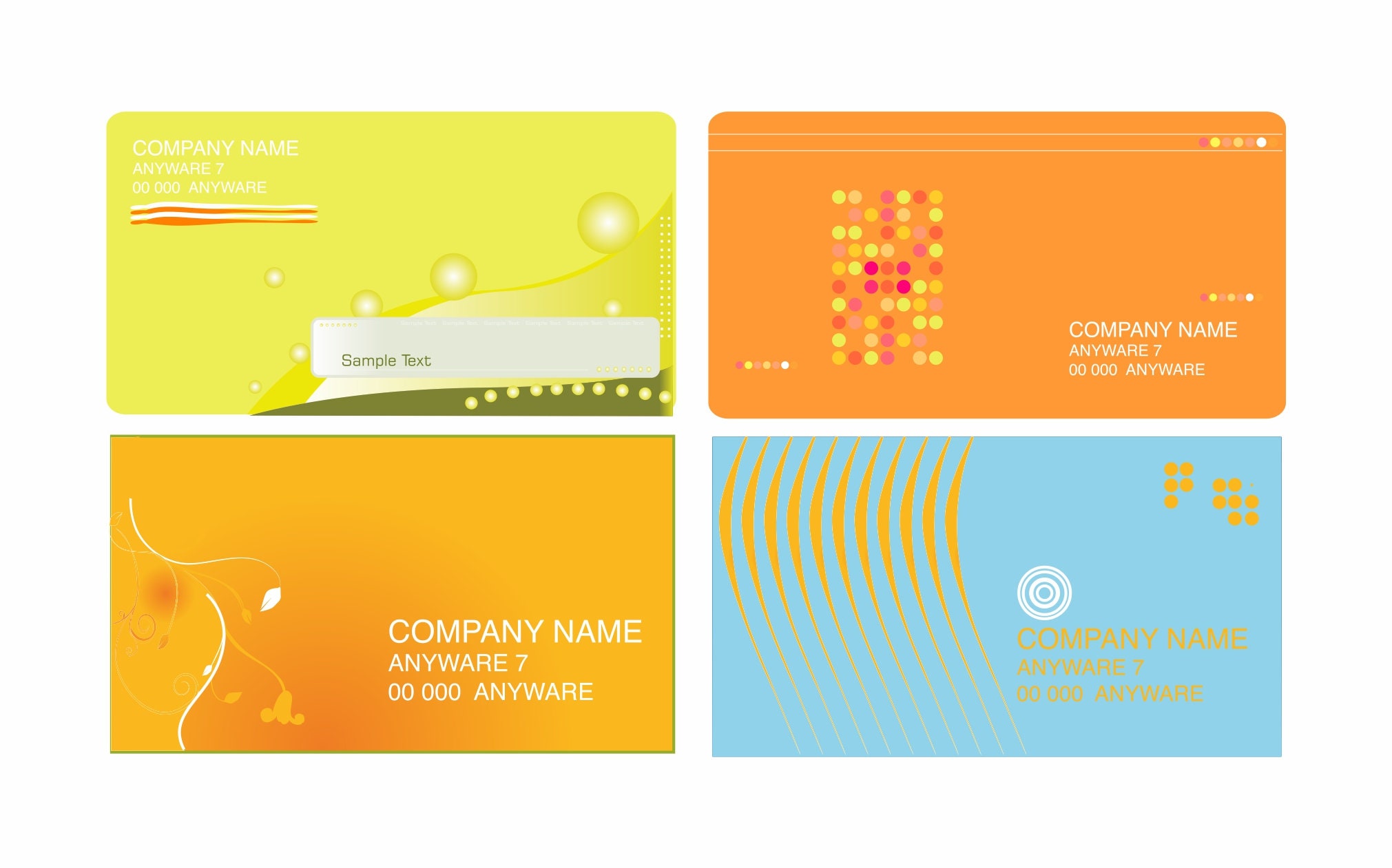 26 Business Cards Vector SVG Templates - Urban Modern Design - Instant ...