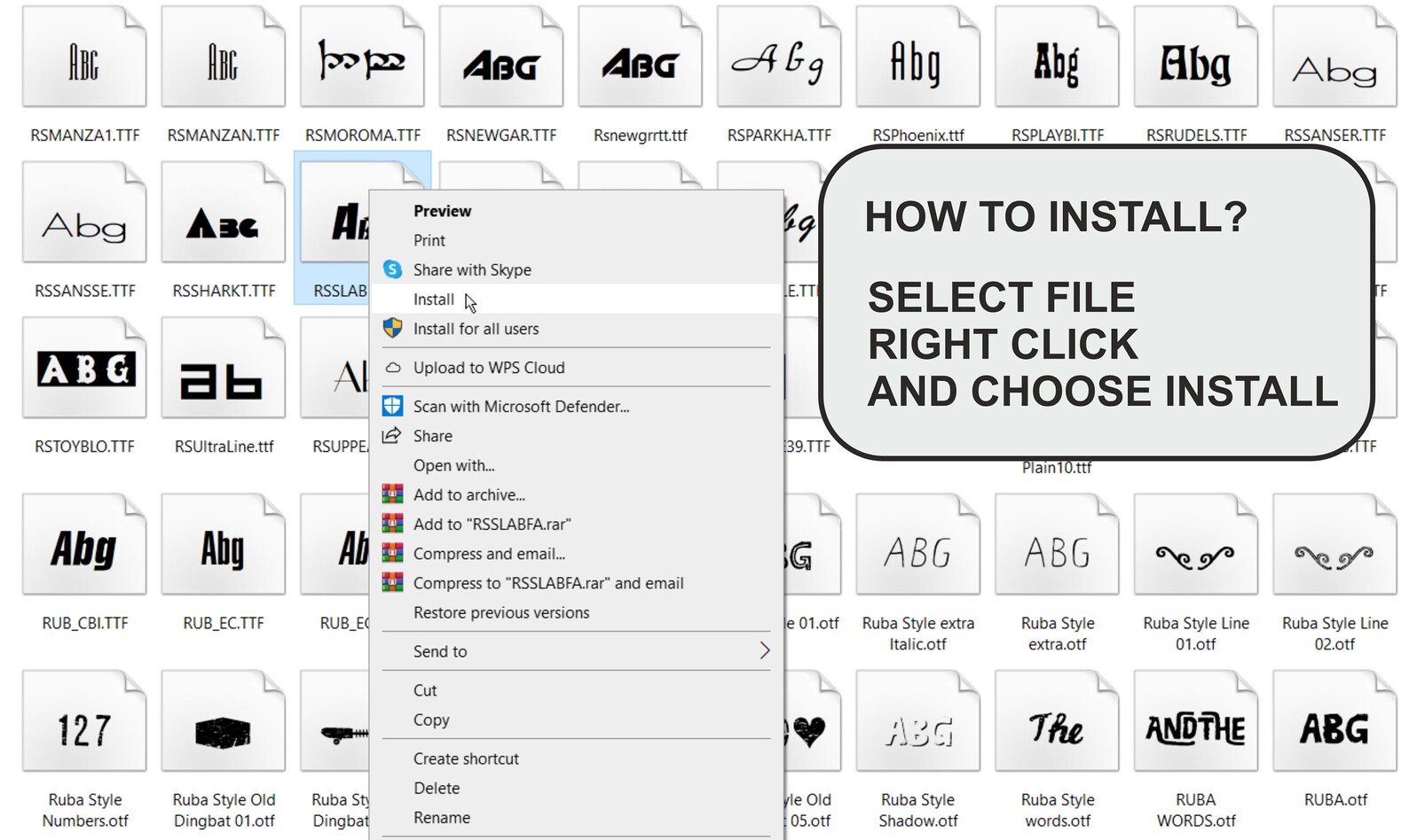 30.000+ Biggest Ultimate Fonts Collection - Bundle - TTF and OTF Files ...