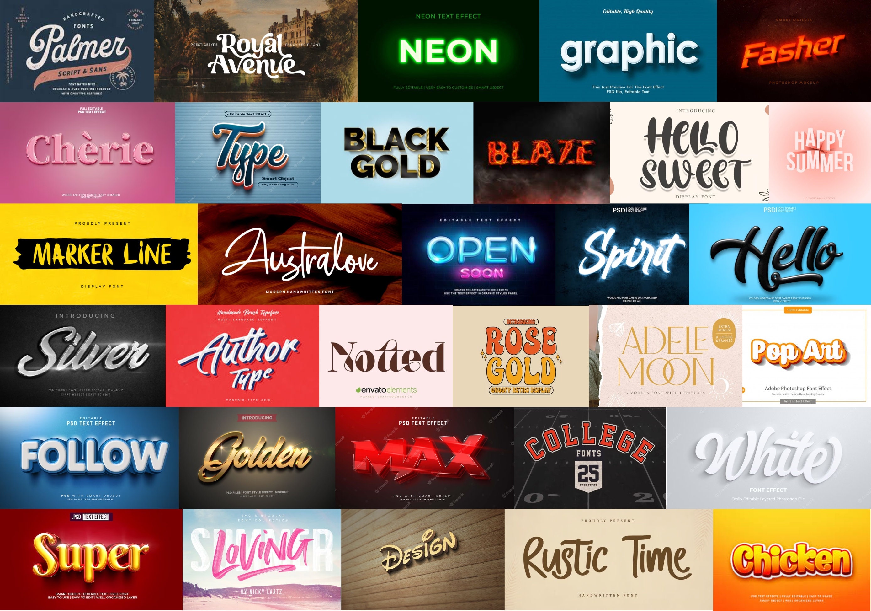 30.000+ Biggest Ultimate Fonts Collection - Bundle - TTF and OTF Files ...