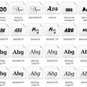 30.000+ Biggest Ultimate Fonts Collection - Bundle - TTF and OTF Files ...