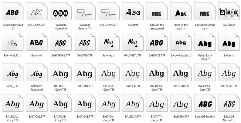 30.000+ Biggest Ultimate Fonts Collection - Bundle - TTF and OTF Files ...