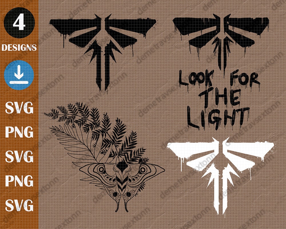 The Last Of Us Logo Png Bundle The Last Of Us Png Joel & - Etsy México