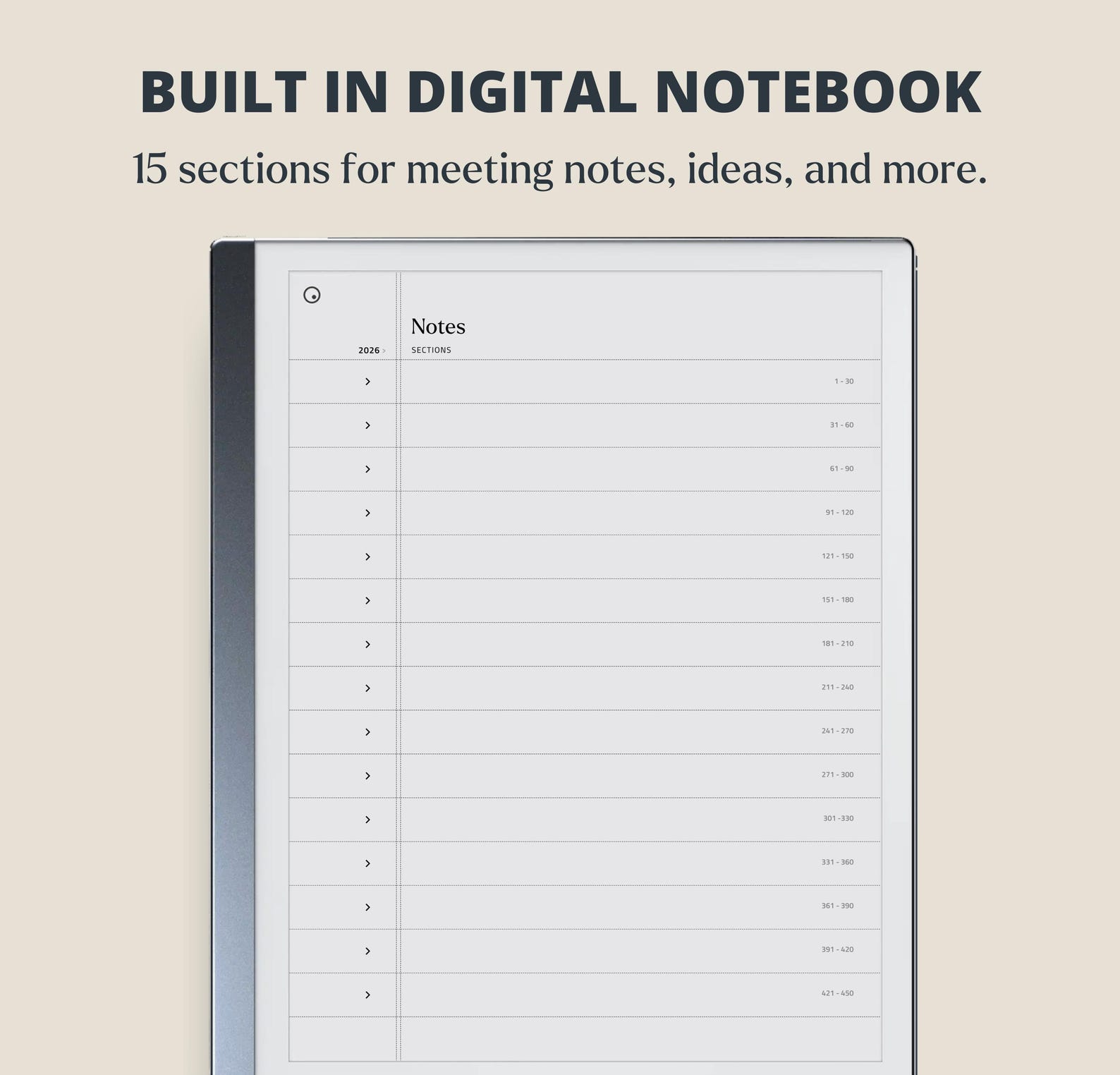 Daybook 2026 Template Daily Planner Digital Journal for Remarkable 2 ...