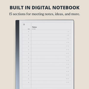Remarkable 2 Templates - Daybook Planner. Daily Planner & Digital ...