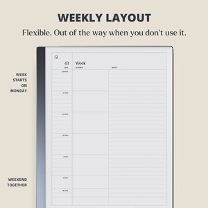 Remarkable 2 Templates - Daybook Planner. Minimalist Daily Planner ...
