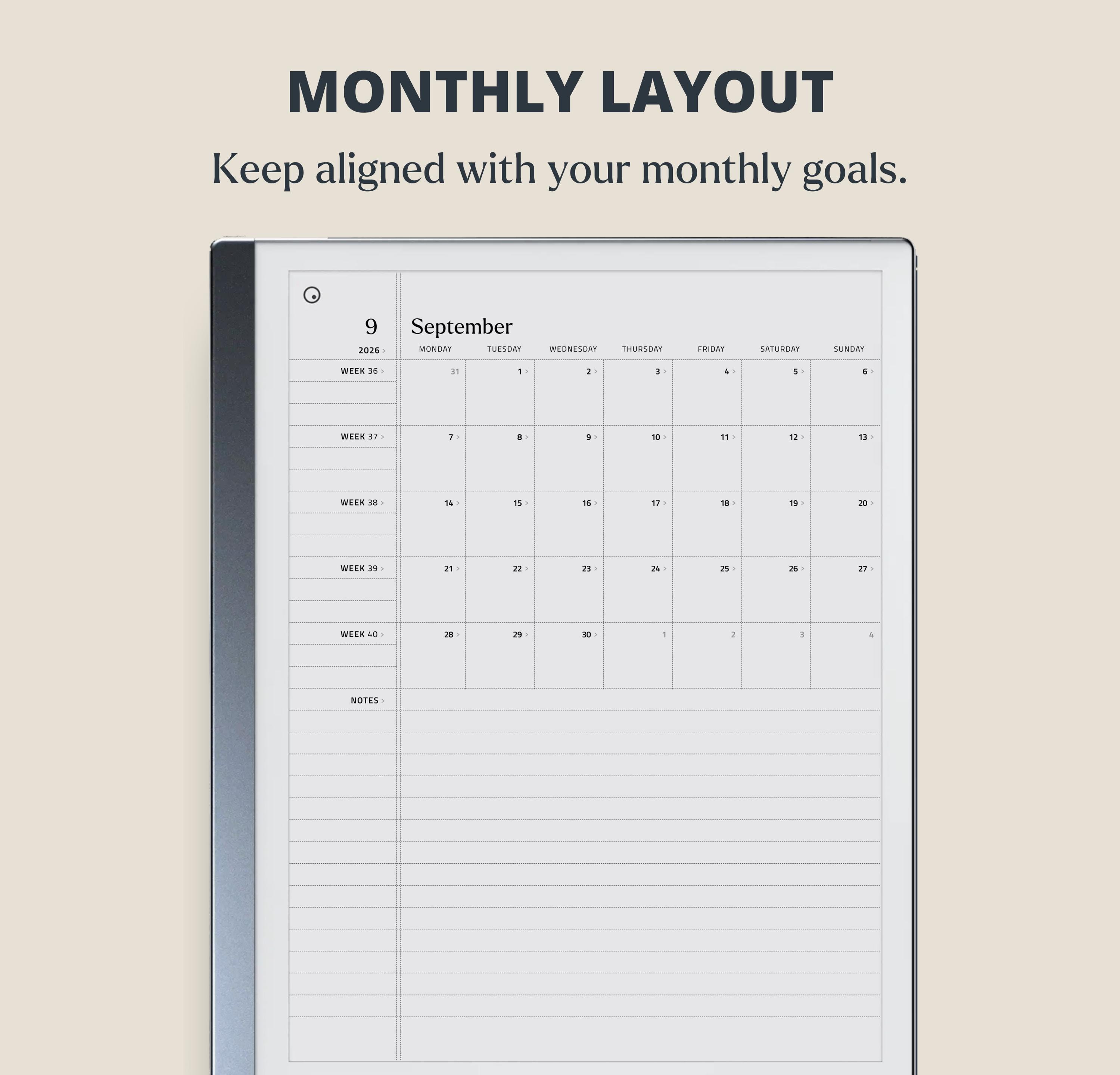 Remarkable 2 Templates - Daybook Planner. Daily Planner & Digital ...