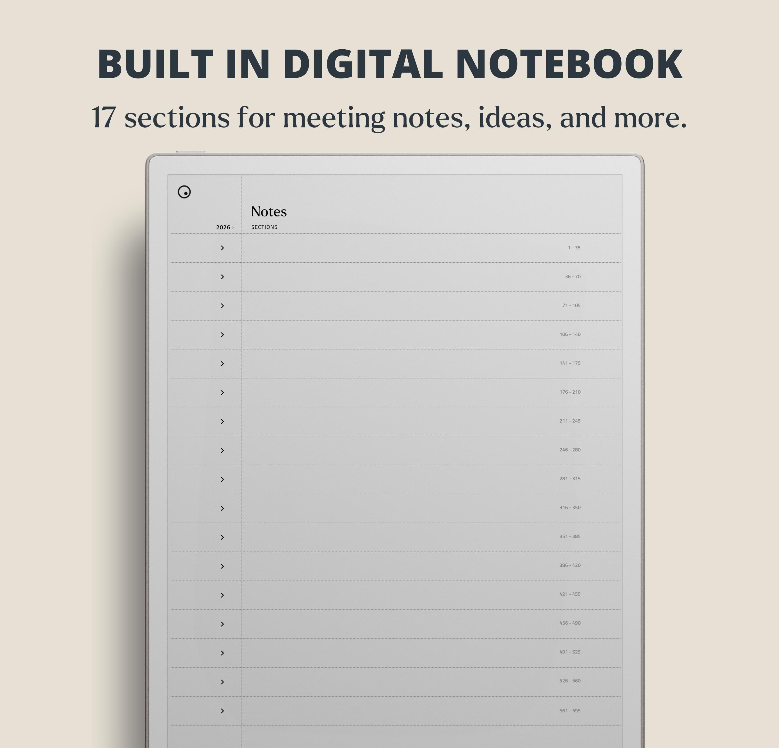 Remarkable Paper Pro Planner 2025-2026 – Daybook Pro Digital Journal ...