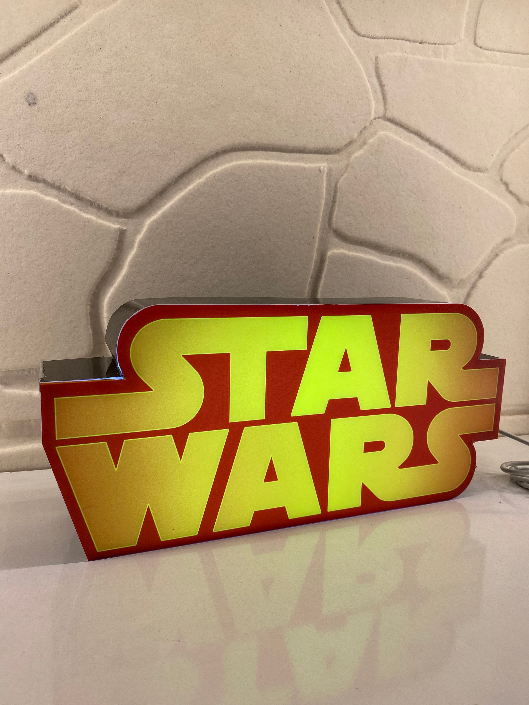Star Wars 3D LED Lightbox: Illuminate Your Space With Galactic Power ...