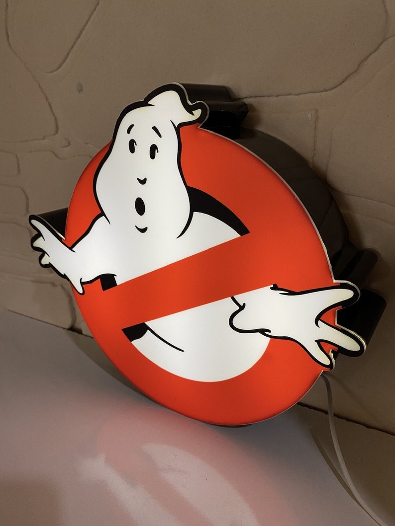 Ghostbusters 3D LED Logo Lightbox USB Powered With Perfect Decor With ...