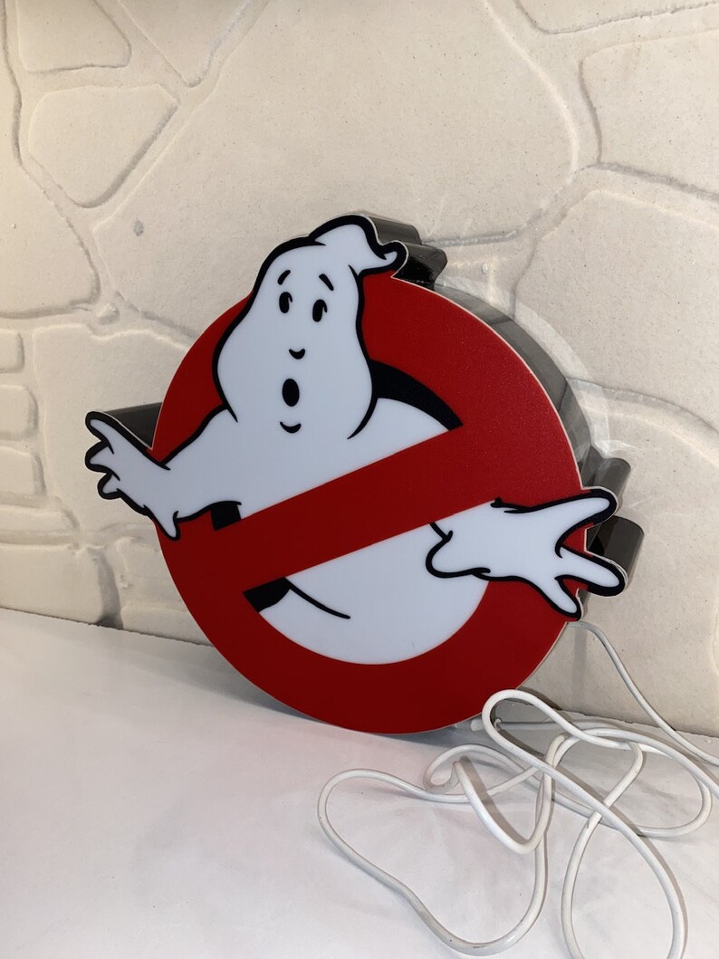 Ghostbusters 3D LED Logo Lightbox USB Powered With Perfect Decor With ...