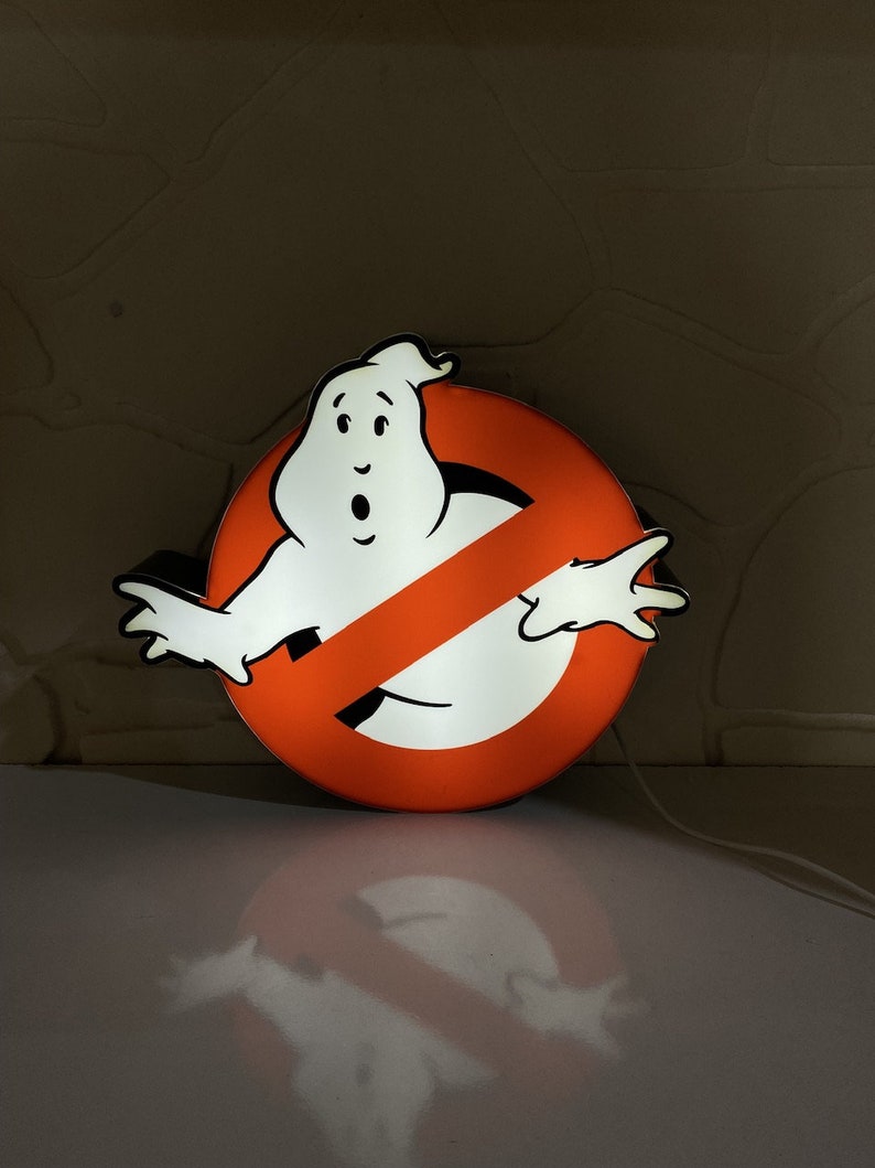 Ghostbusters 3D LED Logo Lightbox USB Powered With Perfect Decor With ...